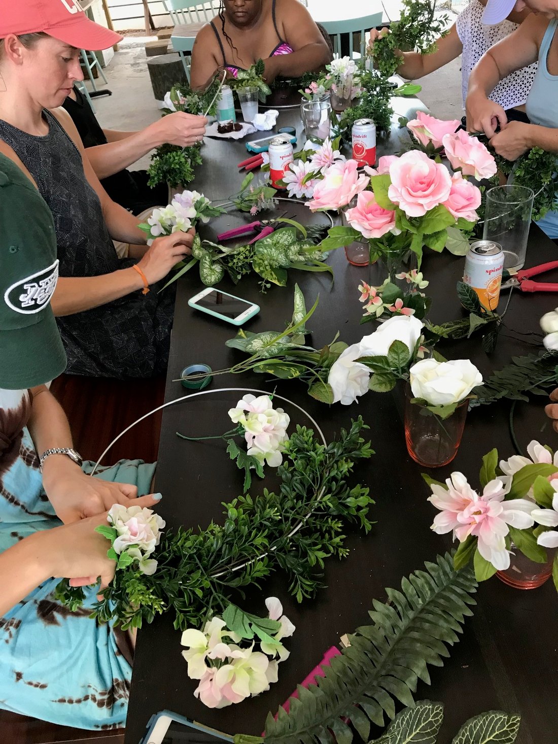 Hoop Wreaths for Employee Appreciation Event